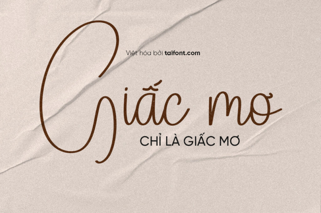 Tổng hợp 5 font thiệp cưới Việt hóa đẹp - Taifont.com